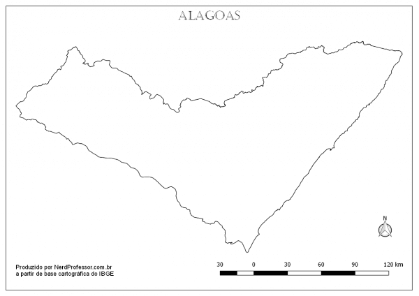 mapa municípios alagoas – NerdProfessor