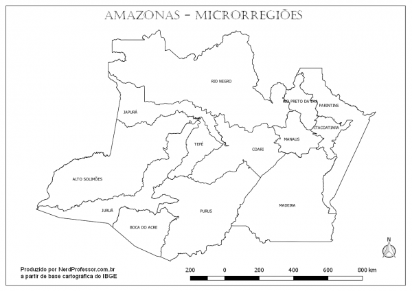 Mapas do Amazonas - NerdProfessor
