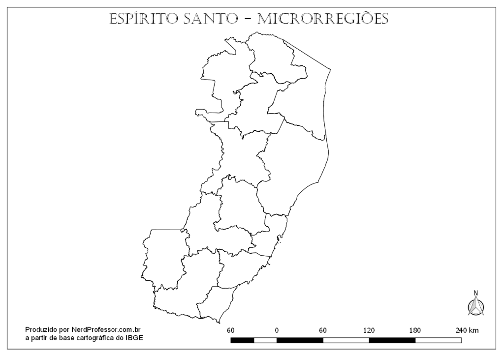 Mapas do Espírito Santo - NerdProfessor