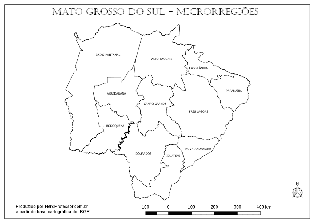 Mapas do Mato Grosso do Sul – Nerdprofessor