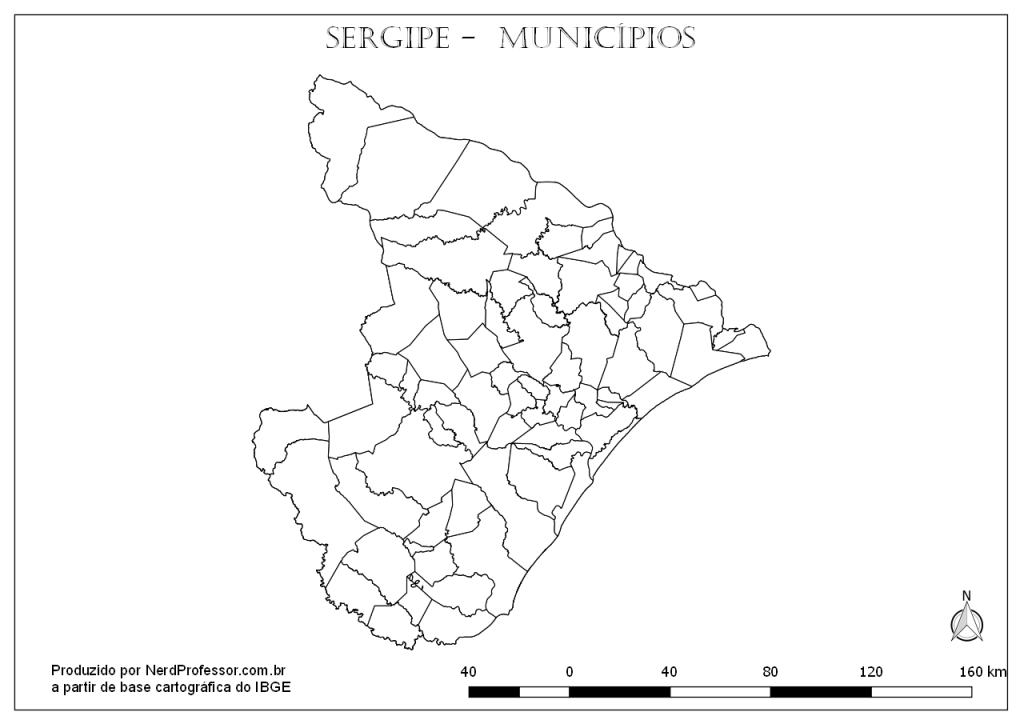 Mapas de Sergipe - NerdProfessor